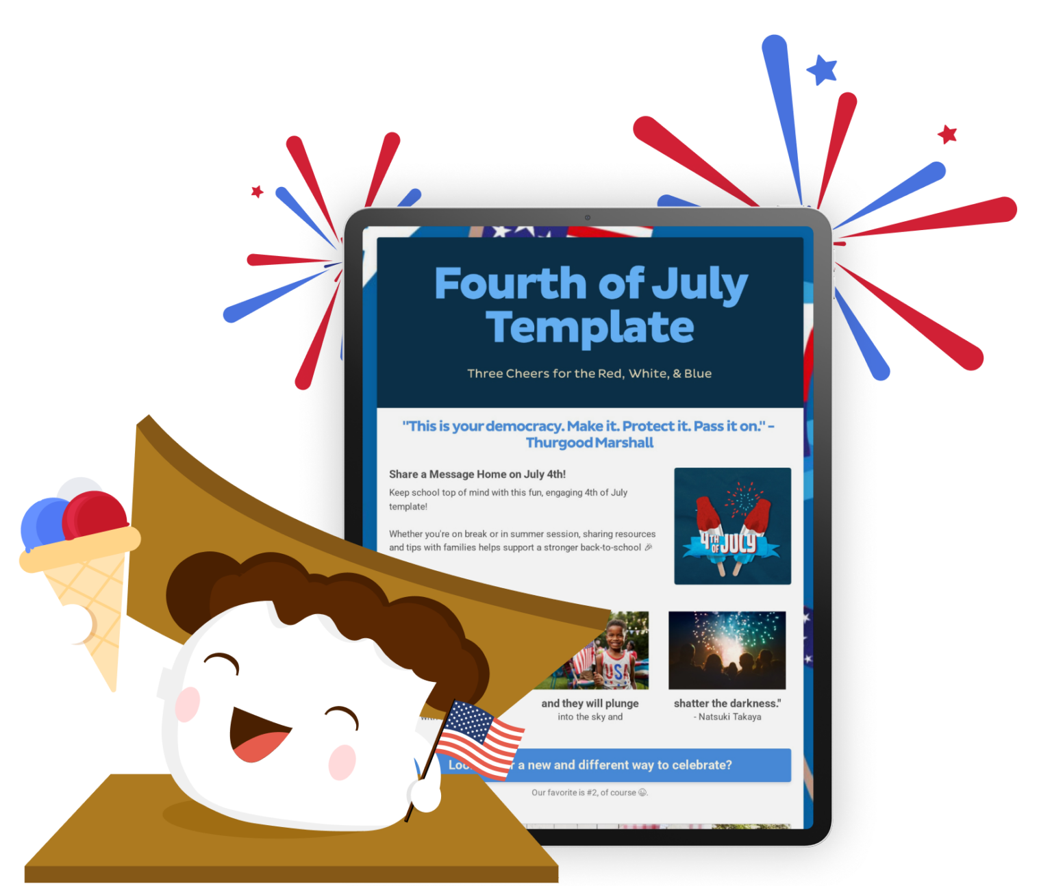 Free July Newsletter Templates for Schools