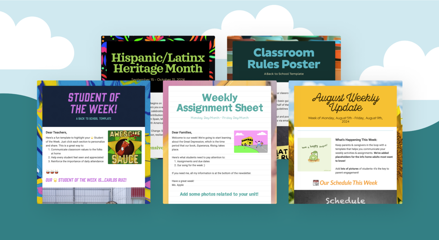 Smore's August Templates: Your Back-to-School Lifesavers!