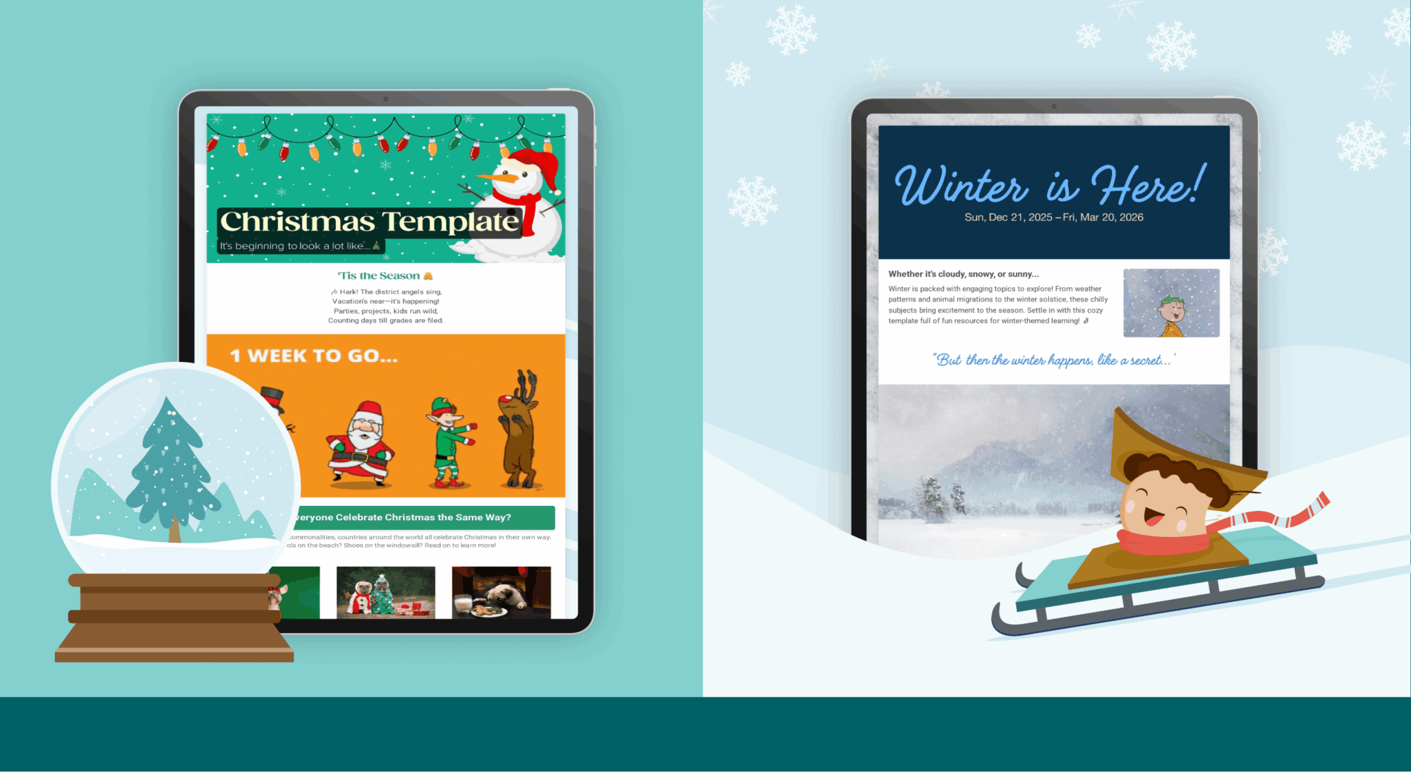 December Newsletter Templates Teachers Love | Smore