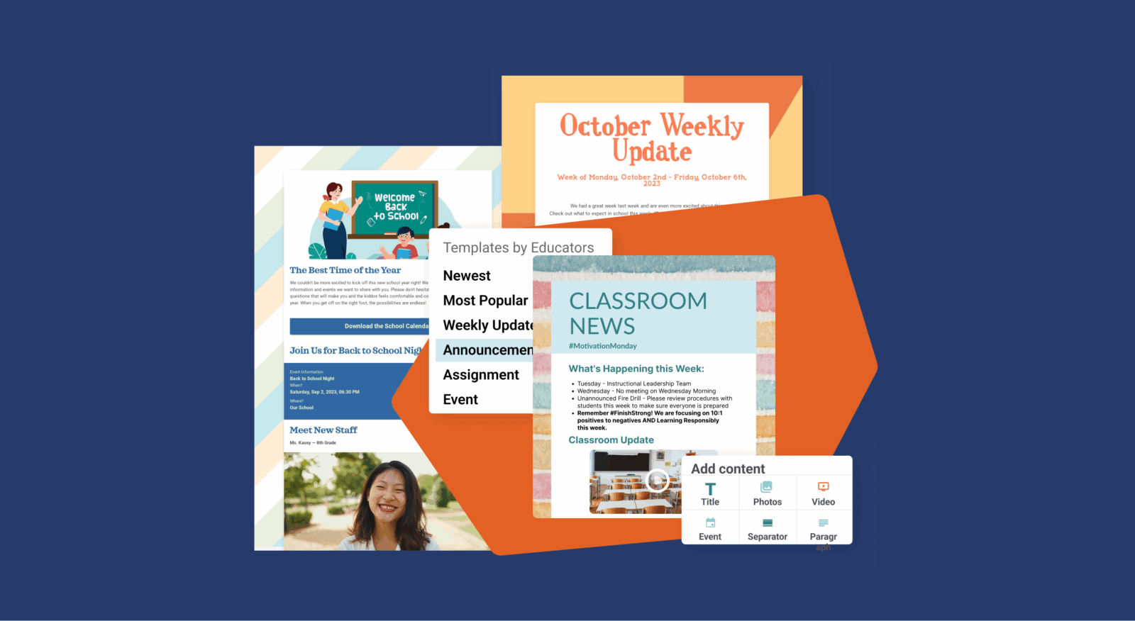 November Newsletter Templates for Teachers | Smore