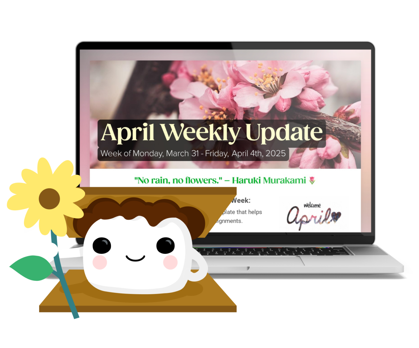 Free April Newsletter Templates for Schools