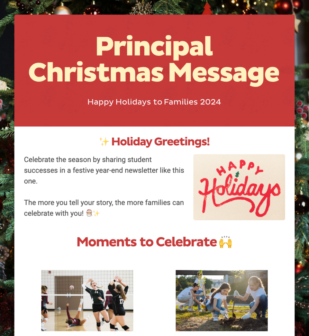 Free School Newsletter Templates - Try Them Now | Smore