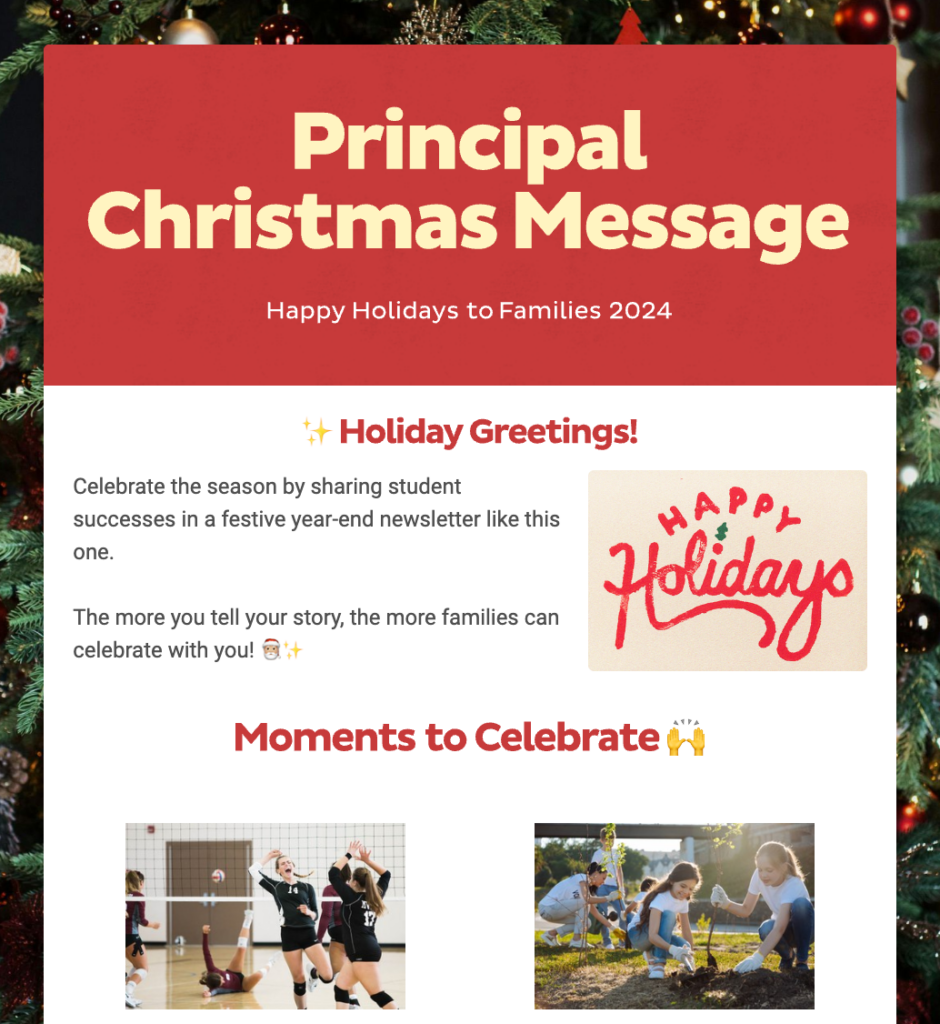 Free School Newsletter Templates - Try Them Now | Smore
