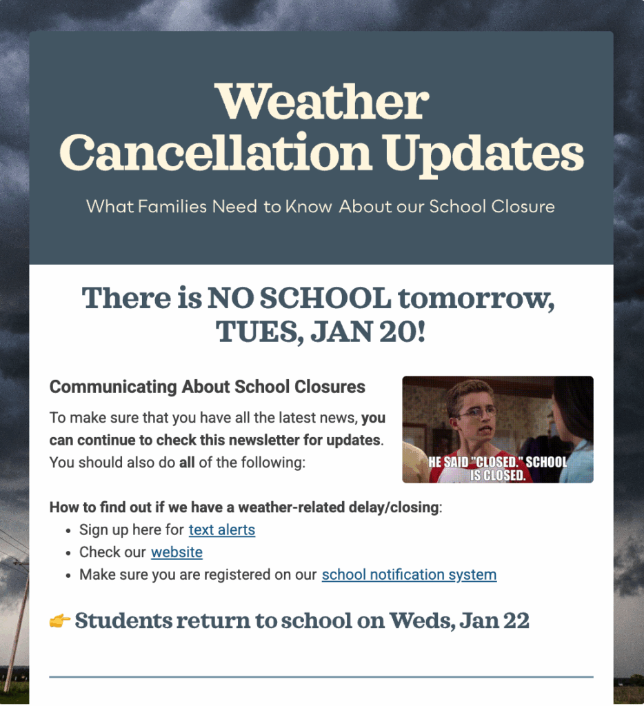 Free School Newsletter Templates - Try Them Now | Smore