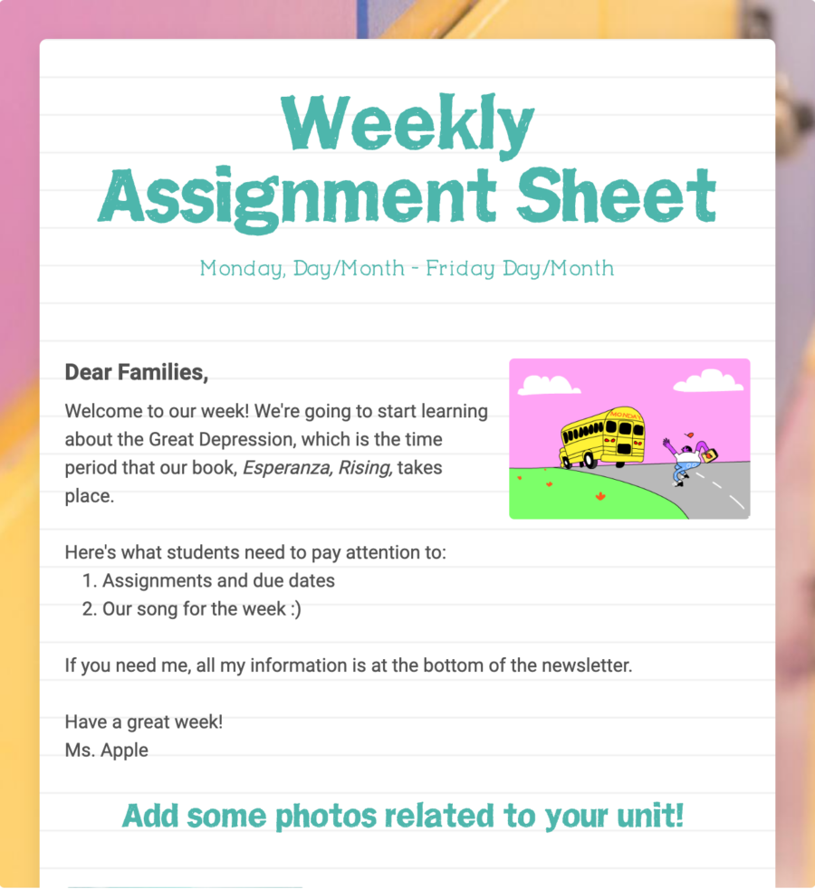 Free School Newsletter Templates - Try Them Now | Smore