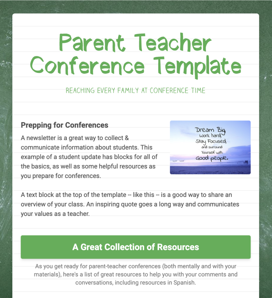 Reaching Every Family At Conference Time: A Template for Inclusive ...