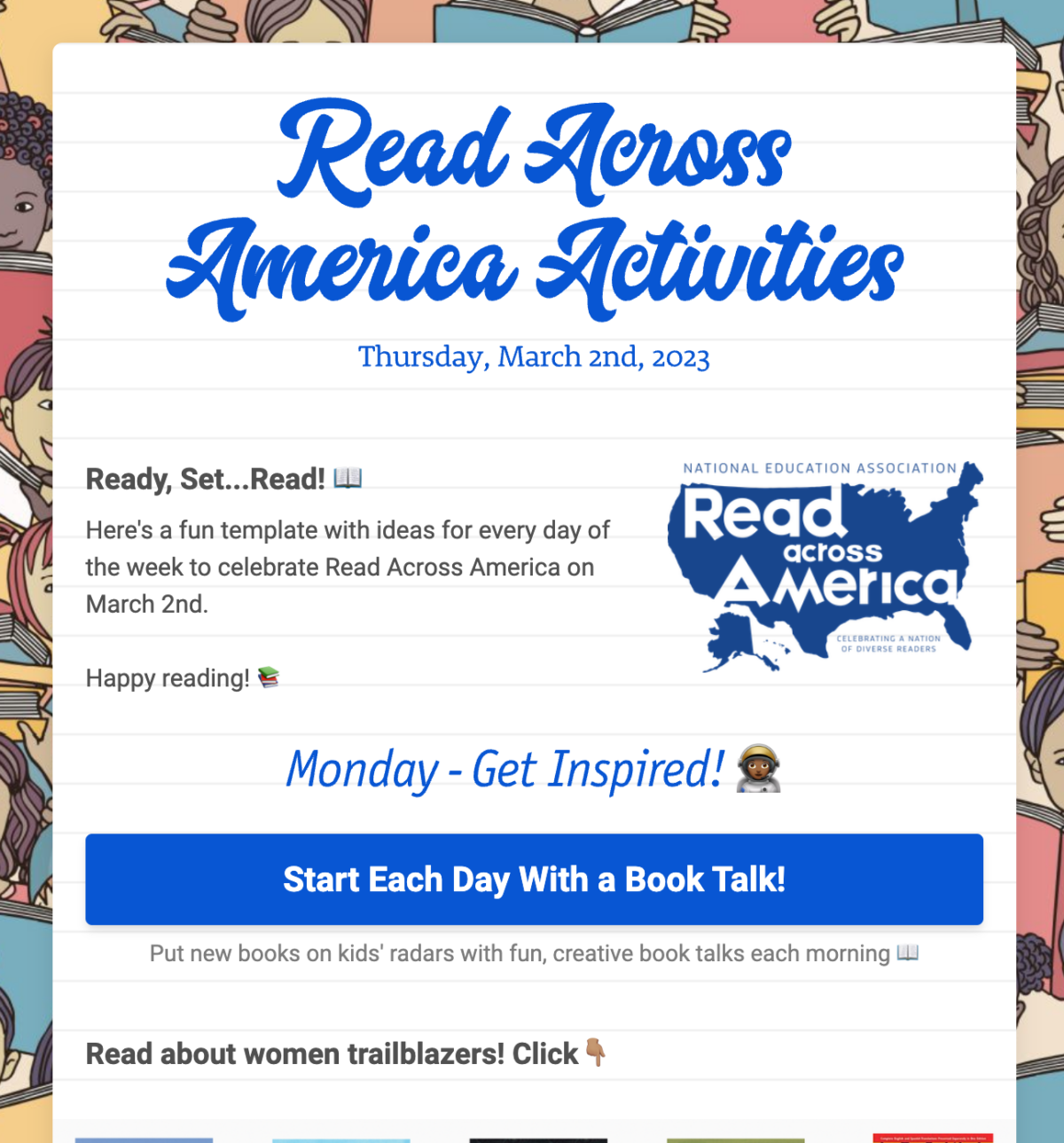 Ready for Read Across America? Activities Inside | Smore
