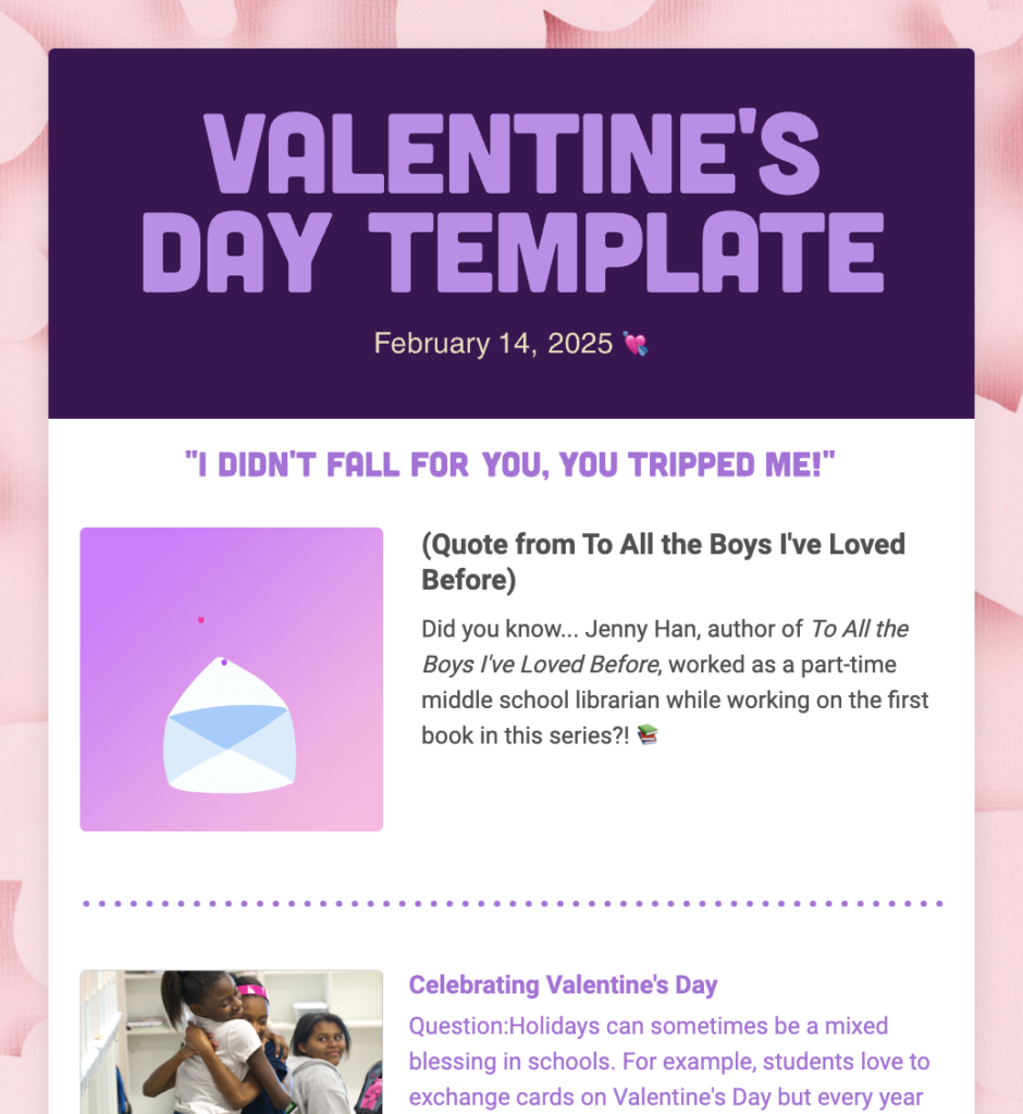 February Newsletter Templates