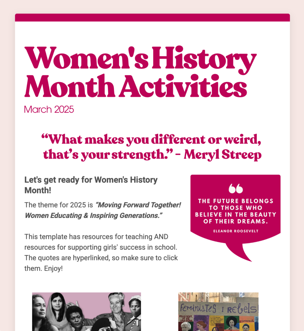 Free March Newsletter Templates for Schools